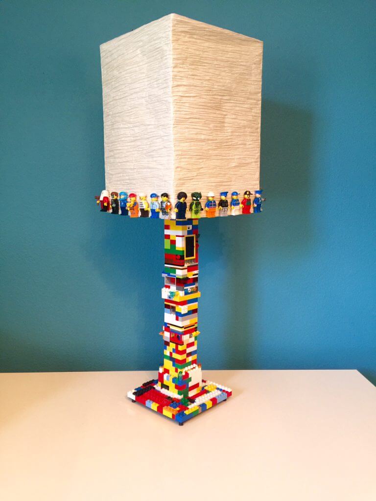 Ikea Hack DIY LEGO Minifigure Lamp - Momfluential Media