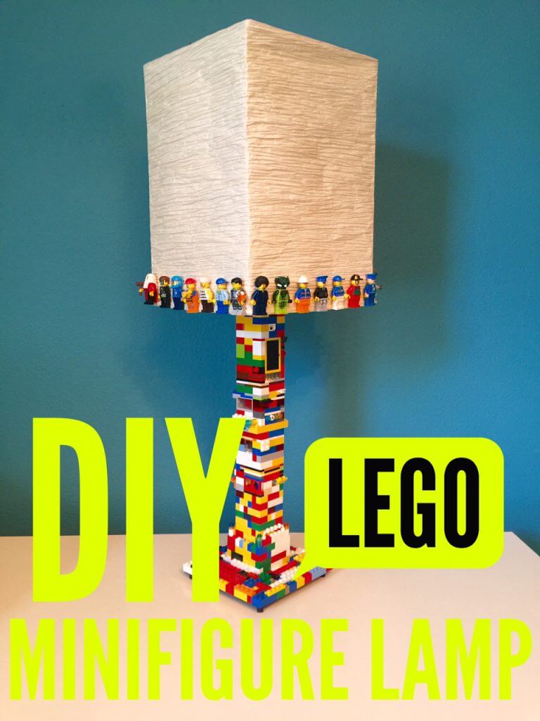 Ikea Hack DIY LEGO Minifigure Lamp - Momfluential Media