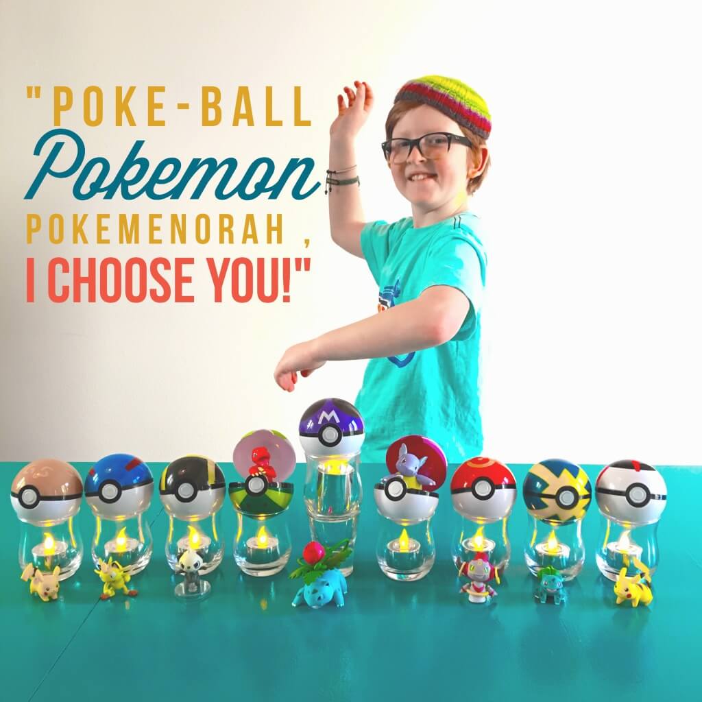 PokeBall Pokemon Menorah aka PokeMenorah