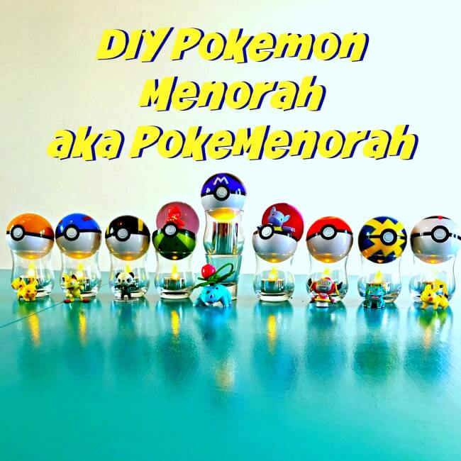 PokeBall Pokemon Menorah aka PokeMenorah