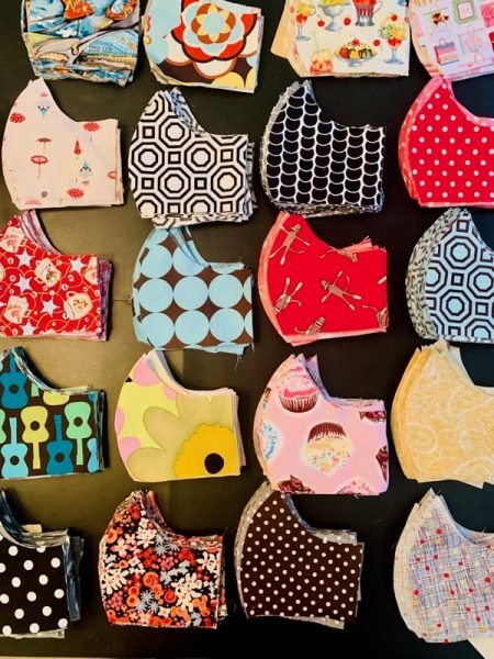 DIY Face Mask with Blue Shop Towel Filter - Momfluential Media